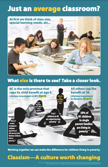 Just an Average Classroom Poster – BCTF Posters and Stickers